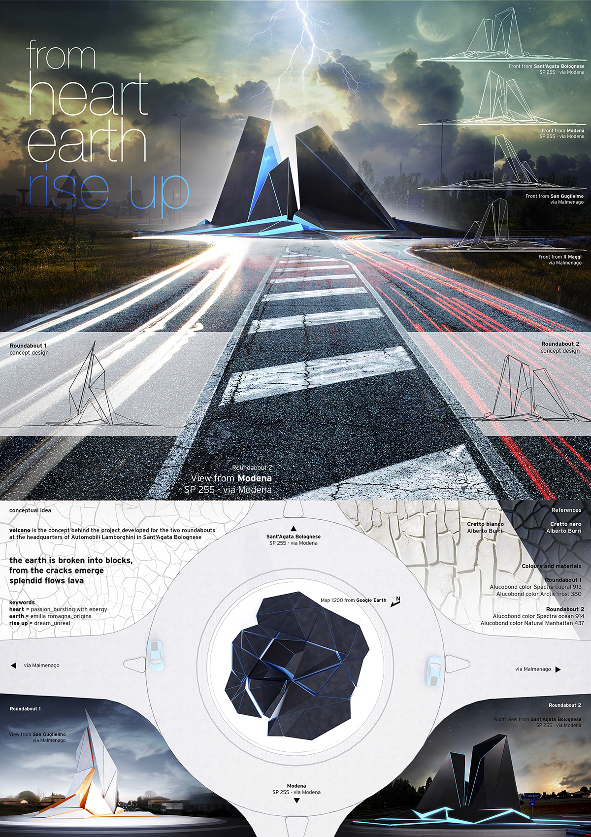 Lamborghini Road Monument – GFA I Giacomo Ferrari Architetto